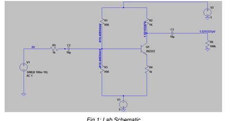 Engineering Experiments Common Emitter Amplifier For Bjt