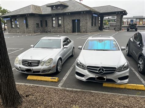 Parked Next To A Clean Facelift W212 The W211 Is Still The Best