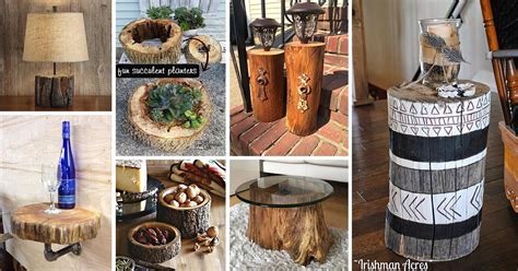 12 Creative DIY Projects With Tree Stumps For Your Home The ART In LIFE