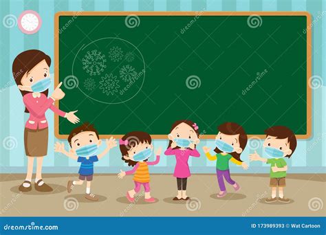 Teacher With Face Mask Clipart At Tiffany Mora Blog