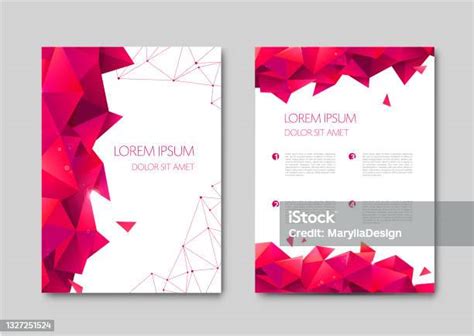 벡터 밝은 추상 적 다각형 현대 템플릿 포스터 플래카드 브로셔 배너 전단지 배경 등의 세트 페이스트 낮은 폴리 템플릿 커버 기하 도형에 대한 스톡 벡터 아트 및 기타 이미지