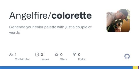 Github Angelfire Colorette Generate Your Color Palette With Just A