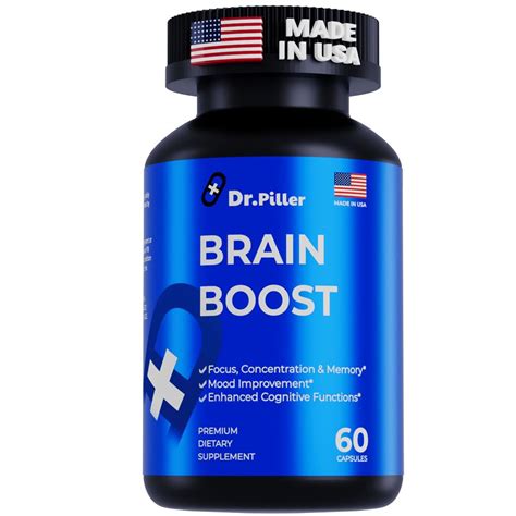 Suplemento Brain Boost Apoia Memória Foco Mental Saúde Cognitiva E
