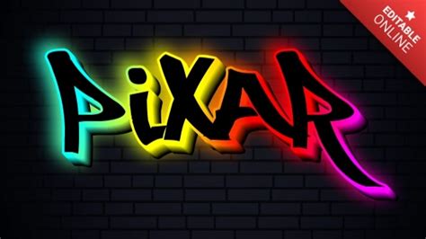 Pixar Text Effect Generator