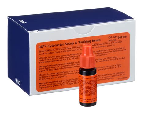 Cytometer Setup And Tracking Beads Kit Use With Bd Facsdiva™ Software V 6x