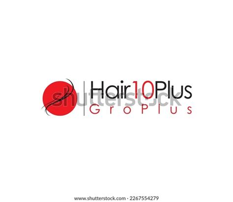 Hair 10 Plus Logo Design Hair Stock Vector Royalty Free 2267554279