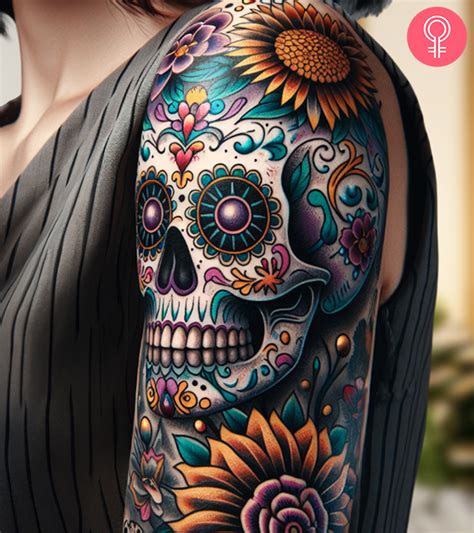 8 Best Sugar Skull Stunning Tattoo Designs And Meanings