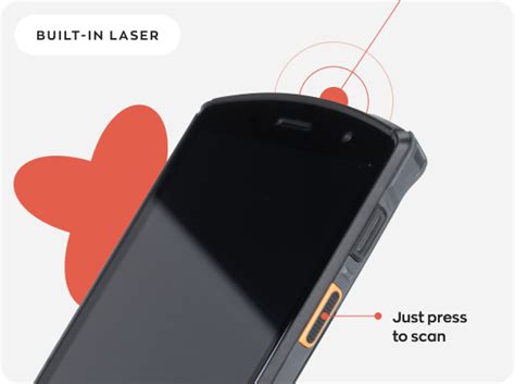 Smart Android Barcode Scanner Gun For Warehouses