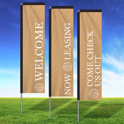Modlux Double Sided Rectangle Flag Kit