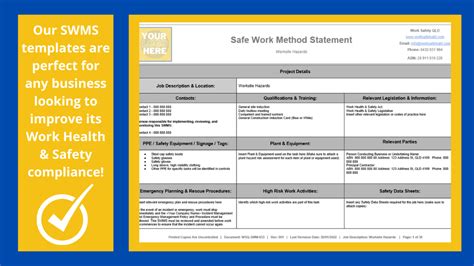 General Construction Swms Bundle Work Safety Qld