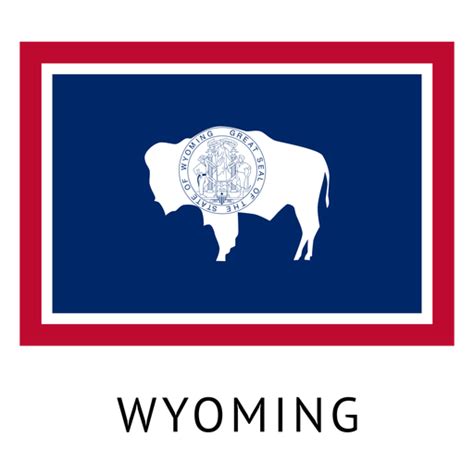 Wyoming State Flag Png And Svg Design For T Shirts