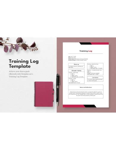 12 Free Training Log Samples To Download