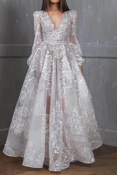 Elegant Solid Patchwork V Neck Evening Dress Dresses Video Video