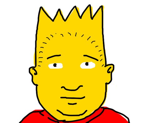 Realistic Bart Simpson Drawception
