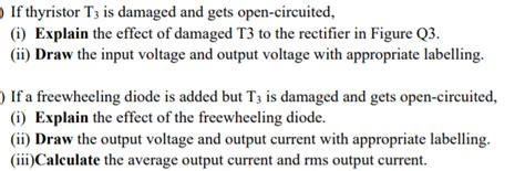 Solved A Single Phase Full Bridge Controlled Rectifier With