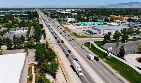 Idahos Eagle Road High Speed Freeway Or A Local Shopping District It