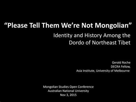The Mongolian Interlude Ppt