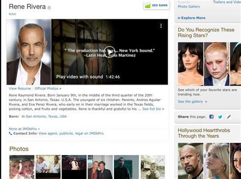 Rising Star La Get To Know Actor Rene Rivera Celebz Treasure