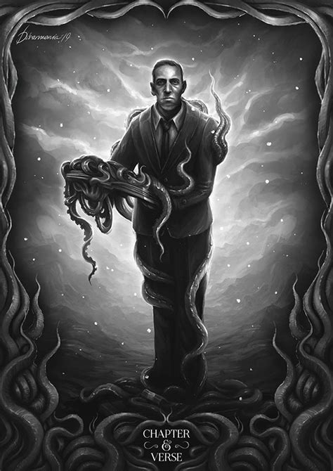 H P Lovecraft By D1sarmon1a Криптозоология Фэнтези Фэнтези рисунки