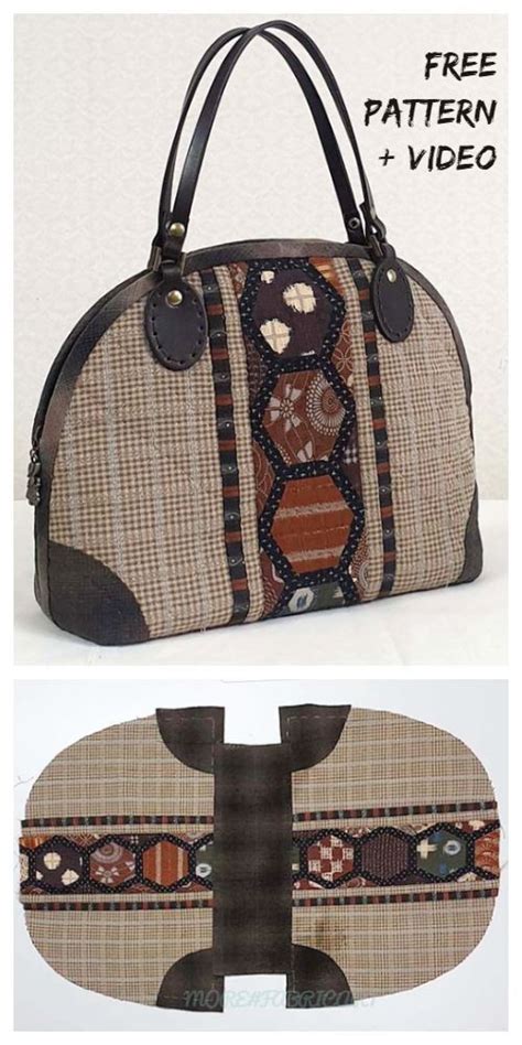 Diy Patchwork Handbag Free Sewing Pattern Video Artofit