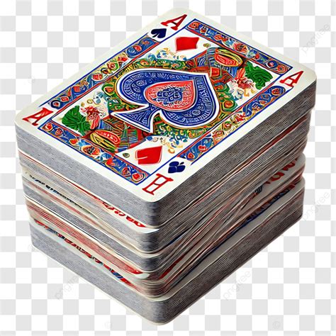 Artistic Deck Of Playing Cards With Bright Colorful Patterns Artistic