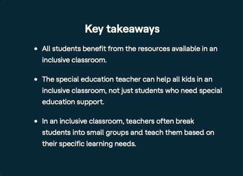 Benefits Of Inclusive Education Classrooms