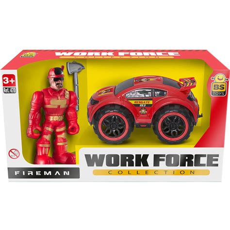 Carro Bombeiro Com Boneco Work Force Bs Toys Vou Comprar