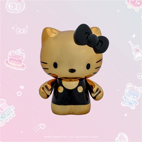 Hello Kitty® Gold Electroplate 3 Vinyl Figure Limited Edition Of 600
