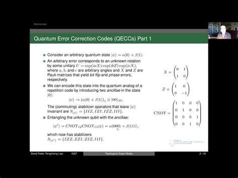 Free Video Topological Graph States From Fields Institute Class Central