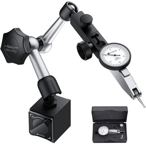Neoteck Dial Test Indicator With Magnetic Base Stand And Storage Case