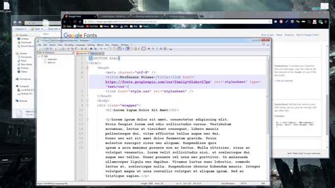 Quick Two Column Html Layout Youtube