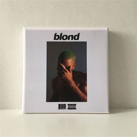 Frank Ocean Blonde Album Cover Canvas 20x20cm Blond Album Cover