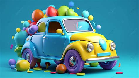 자동차 파란색 귀여운 만화 일러스트 레이션 차 탈것 교통기관 배경 일러스트 및 사진 무료 다운로드 Pngtree