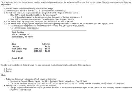 Solved Please Do This With Java Public Class Product
