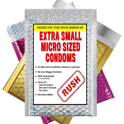 Extra Small Condoms Fake Product Prank Mail Prank Practical Joke Revenge 100 Anonymous