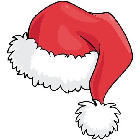How To Draw A Santa Hat Really Easy Drawing Tutorial