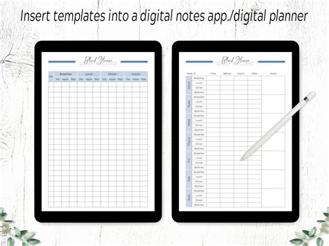 Diabetes Tracker Printable Diabetes Templates Diabetes Log With