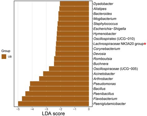 Linear Discriminant Analysis Lda Effect Size Lefse Comparison Of