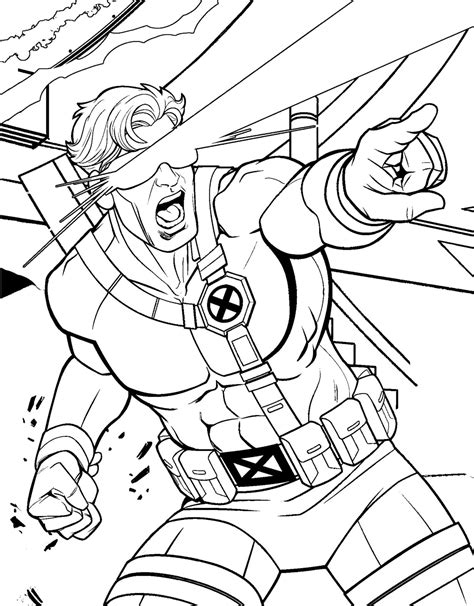 X Men First Class Coloring Pages 2025
