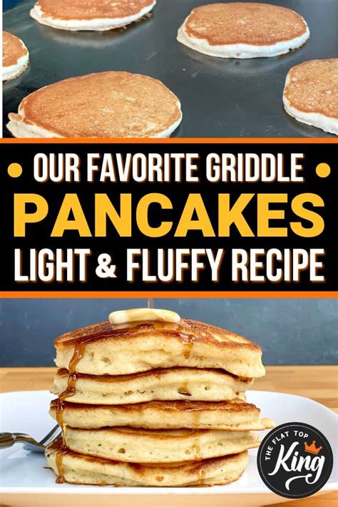 The Best Pancakes On The Griddle Favorite Blackstone Pancakes