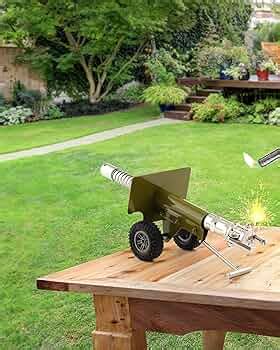 Firecracker Artillery Cannon Italian Style Stainless Steel Display