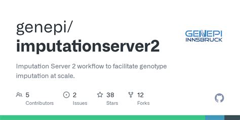 Github Genepiimputationserver2 Imputation Server 2 Workflow To Facilitate Genotype