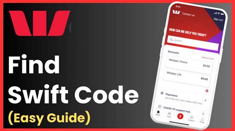 How To Find Swift Code Of Westpac Bank Youtube