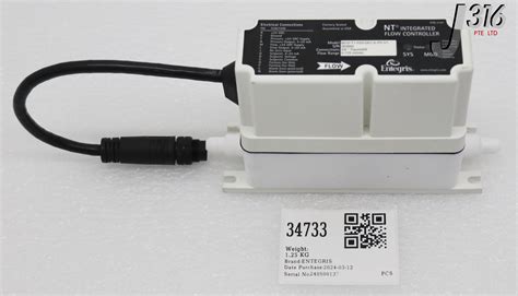 34733 Entegris Nt Integrated Flow Controller 6510 T1 F03 G01 K P2 U1