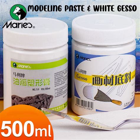 Maries 500ml White Gesso Modeling Paste Shopee Philippines