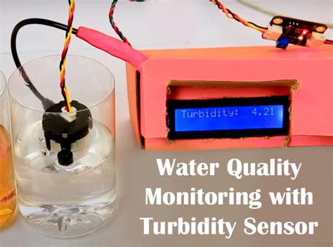 turbidity sensor with arduino for water quality monitoring turbidity meter