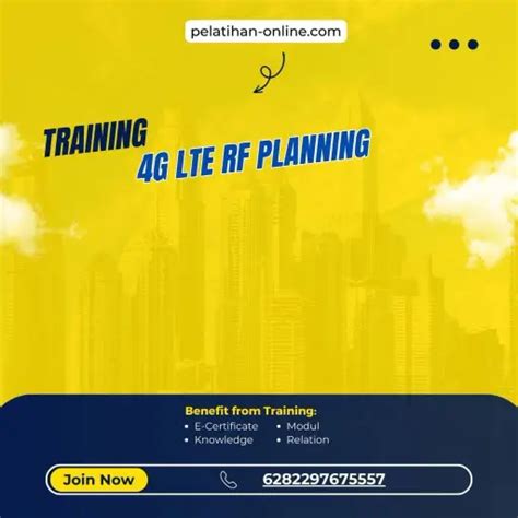 Pelatihan 4g Lte Rf Planning Pelatihan Online Terbaik Dan Terlengkap