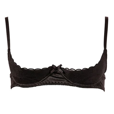 Cottelli Half Cup Bra Black Loveoutlet