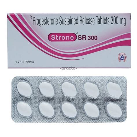 Strone Sr 300 Mg Tablets At ₹ 346strip Progesterone Sustained Release Tablet In Pune Id