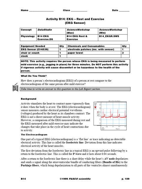 Ekg Rest Versus Exercise Pdf Electrocardiography Cardiovascular